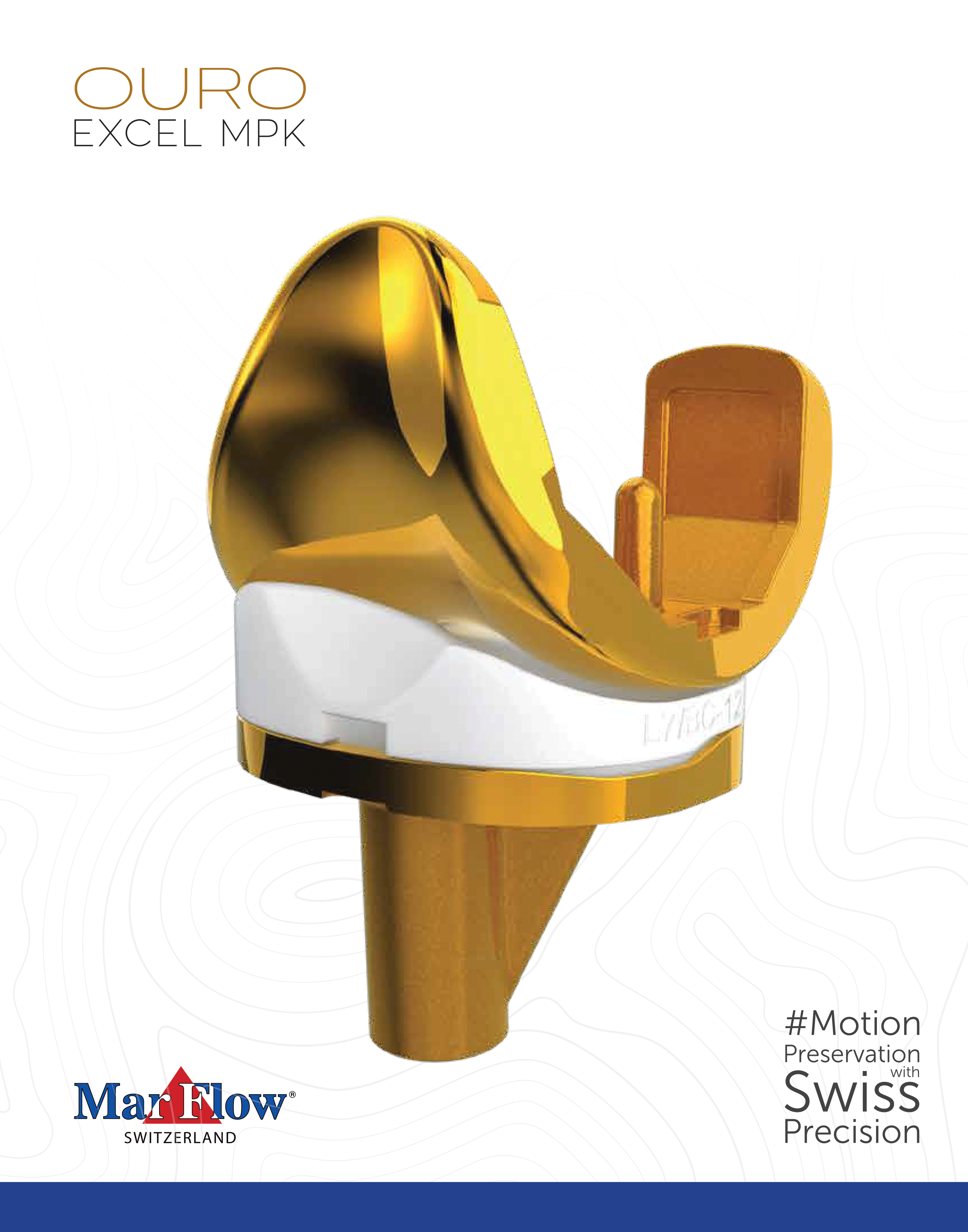 Ouro Excel Medial Pivot Knee delivers a natural feel.